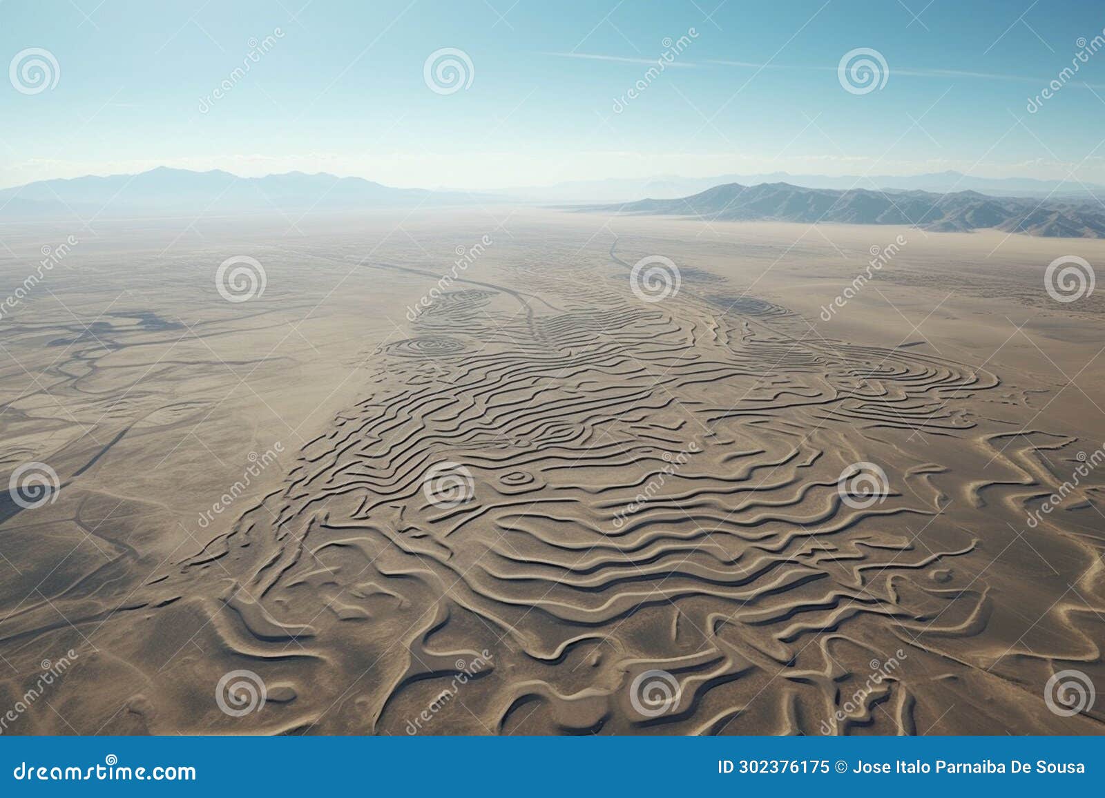 Aerial View of the Nazca Lines Ancient Geoglyphs Stock Illustration ...