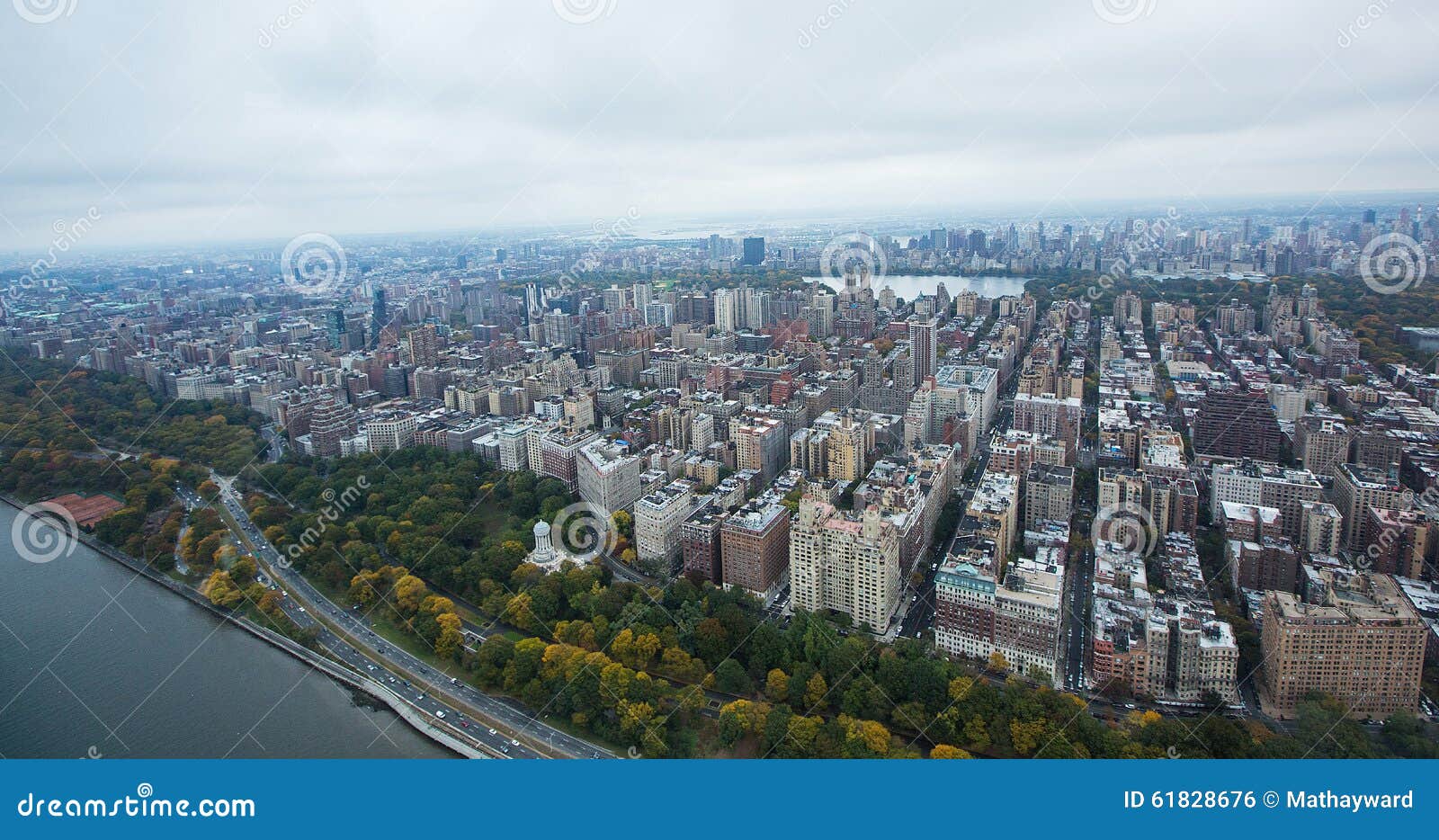 Aerial View of New York City Stock Photo - Image of view, central: 61828676