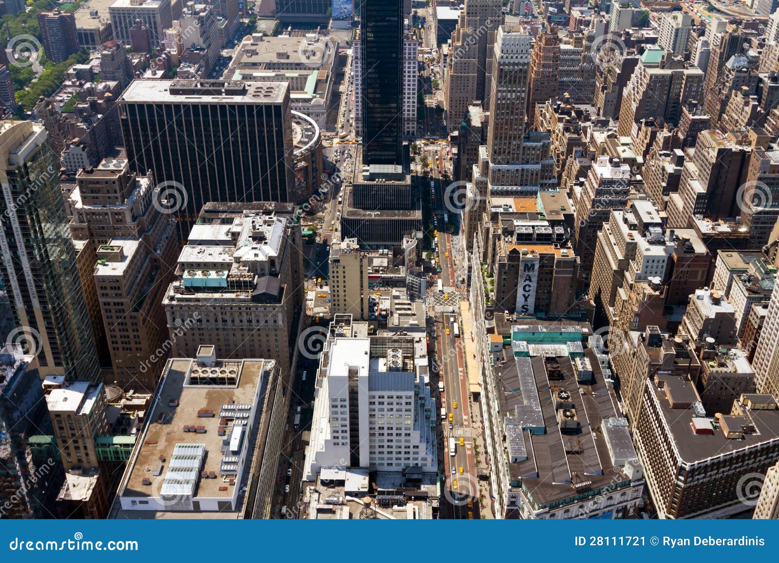 Aerial View of New York City Streets Editorial Photo - Image of house ...
