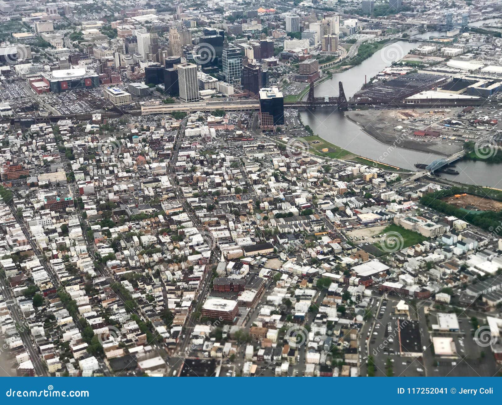 Aerial View of Newark, New Jersey Editorial Photo - Image of view ...