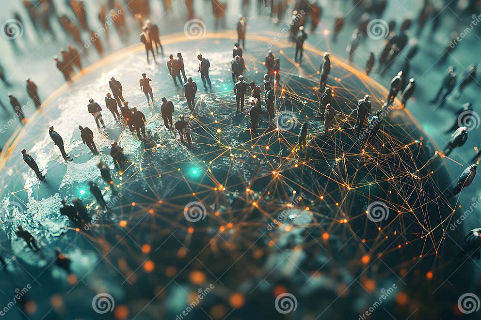 People Human Network Connections Stock Photo - Image of global, mapping ...