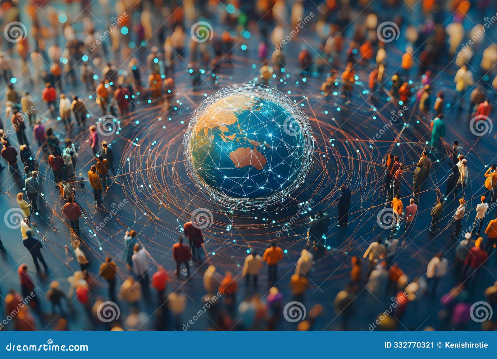 People Human Network Connections Stock Image - Image of communication ...