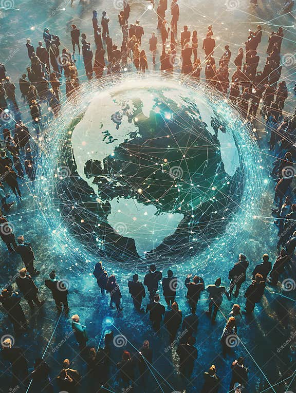 People Human Network Connections Stock Photo - Image of geometry ...