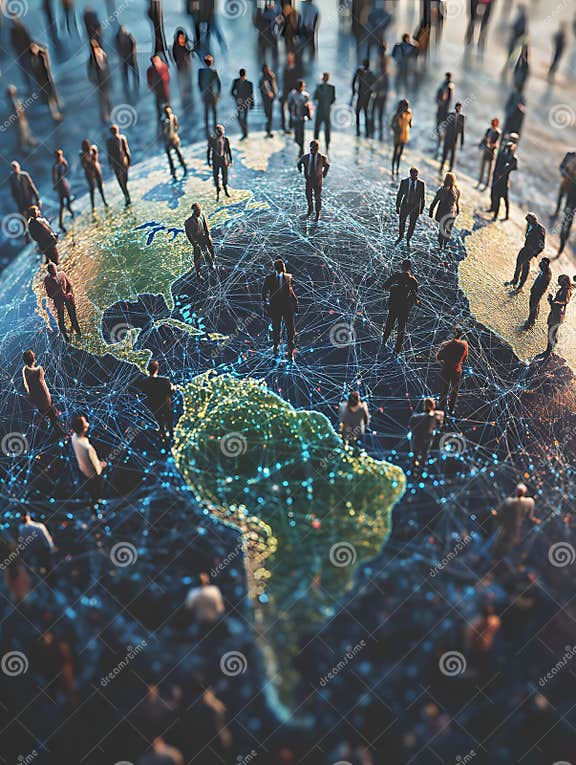 People Human Network Connections Stock Photo - Image of data, mapping ...