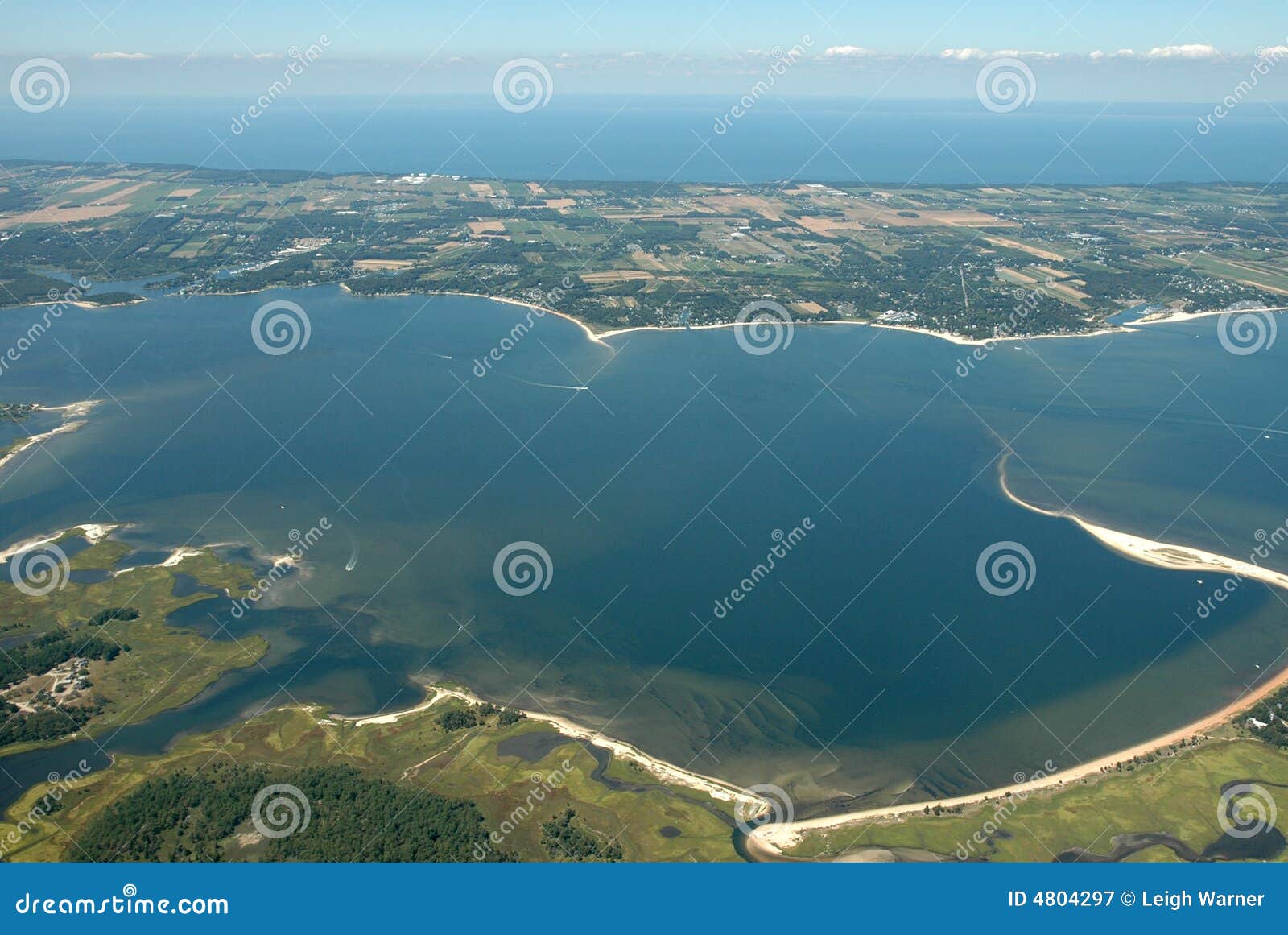 Aerial view of ocean stock image. Image of beach, horizon - 4804297
