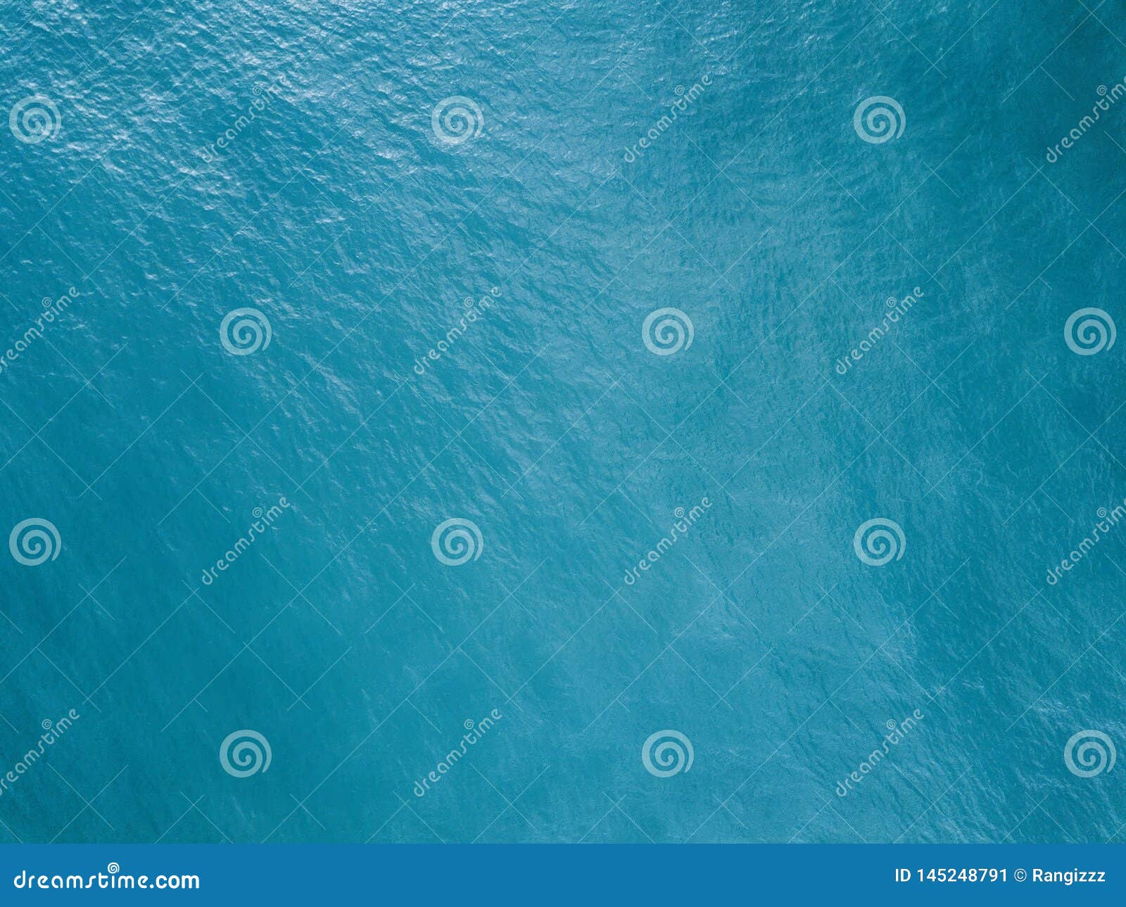 Aerial View of the Ocean Surface Stock Image - Image of reflection ...
