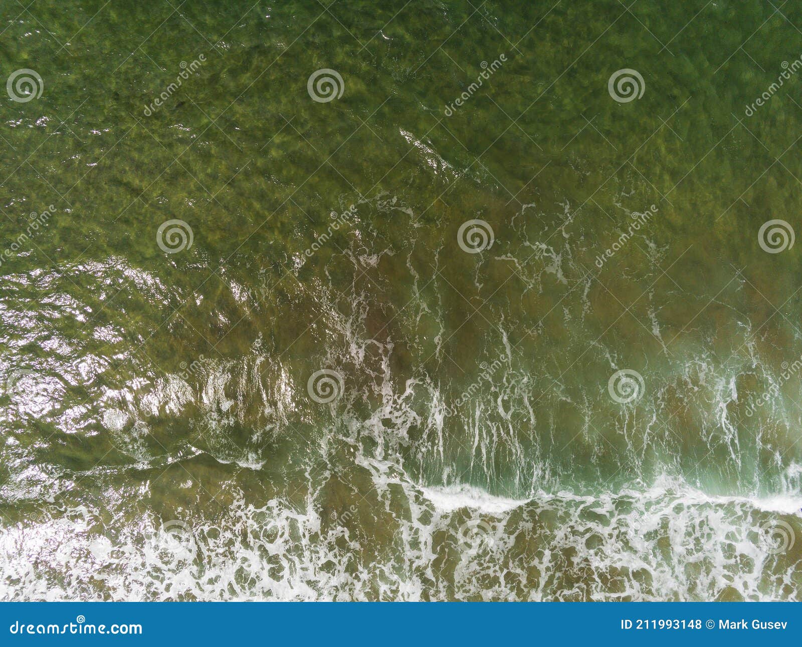 Aerial View on Ocean Surface . Wave and Ripples Stock Photo - Image of ...
