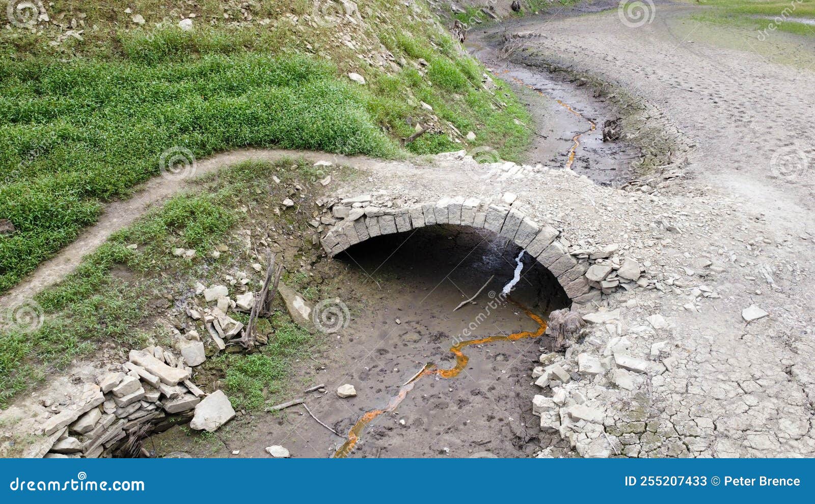 An Old Small Bridge Over a Stream Stock Image - Image of 100media, 0283 ...