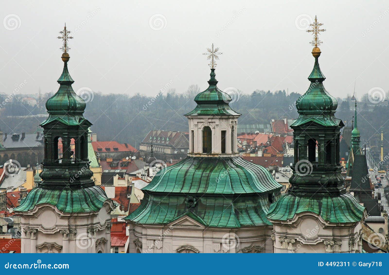 Aerial View Of Old Town Square Picture. Image: 4492311