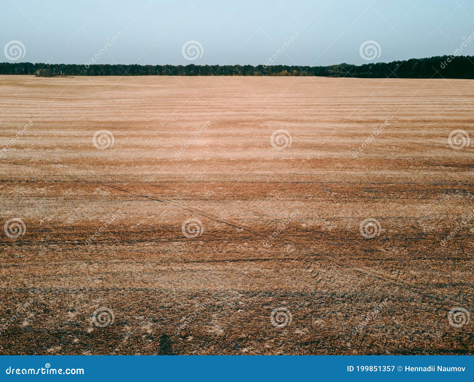 Aerial View of an Open Field during the Day Stock Image - Image of ...