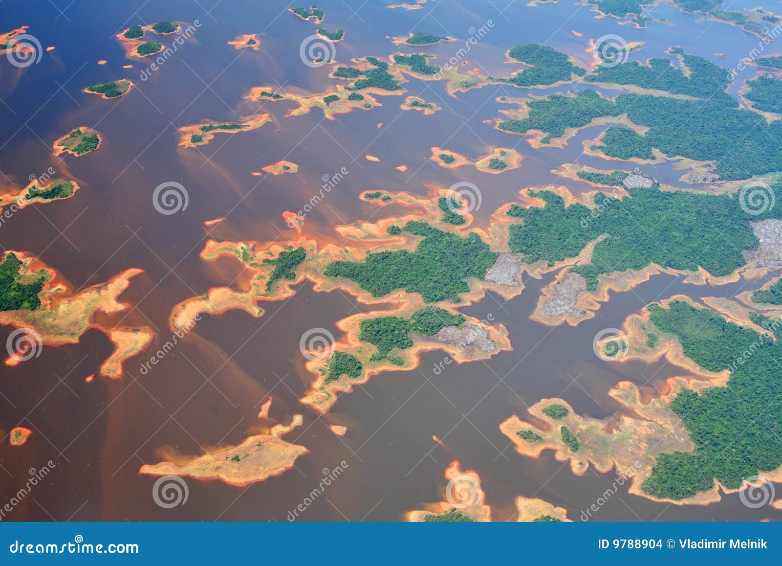 Aerial View On Orinoco River Stock Images - Image: 9788904