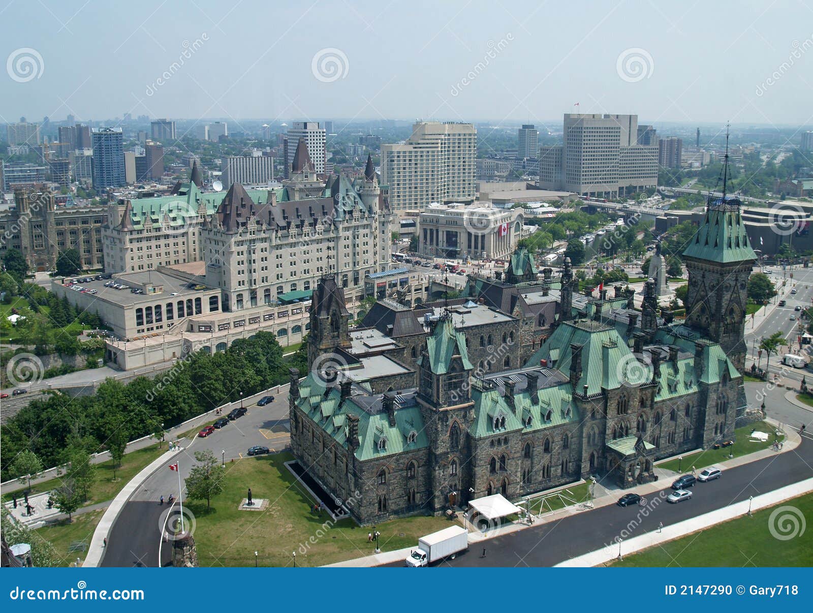 Aerial View of Ottawa stock photo. Image of downtown, skyline - 2147290