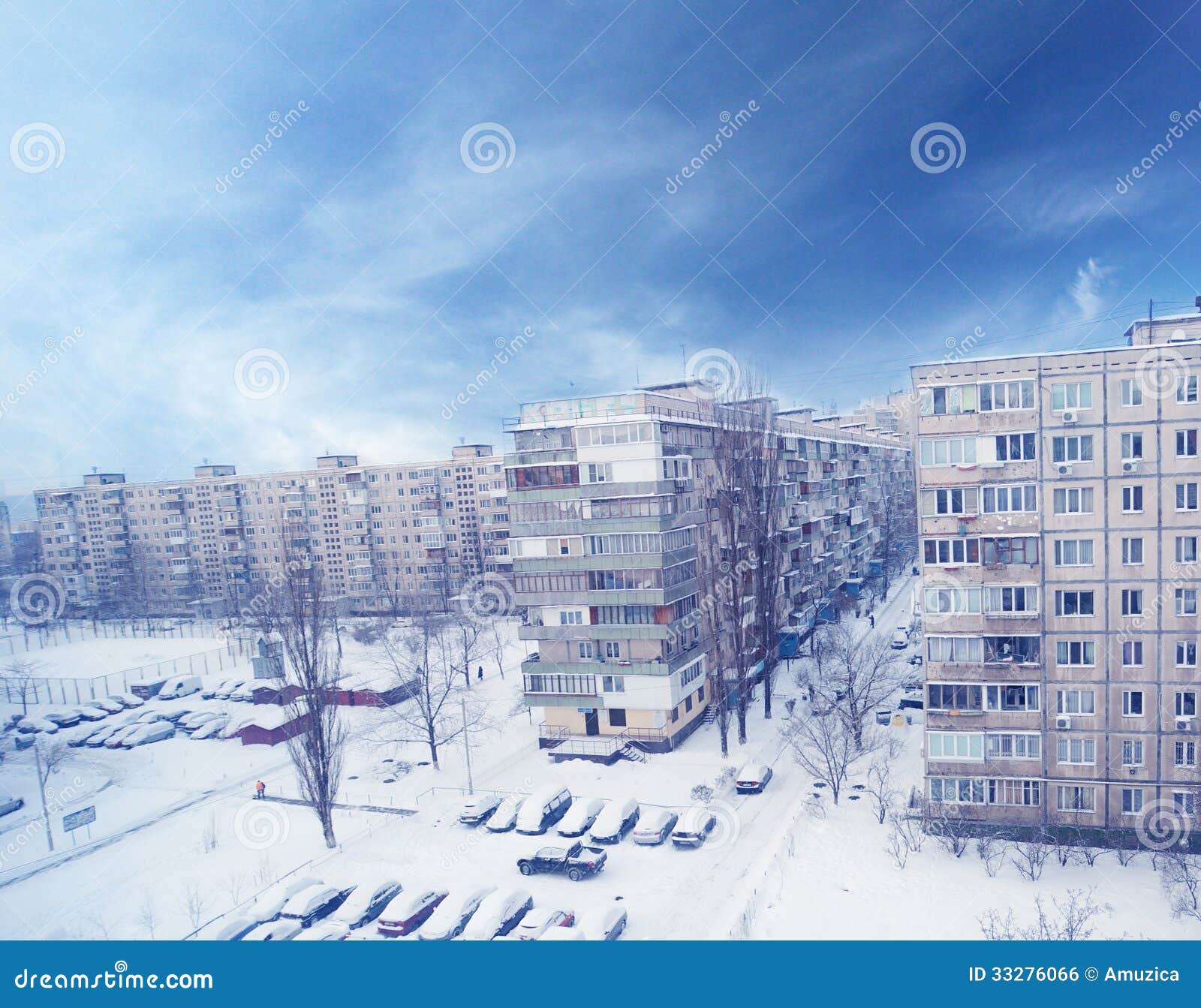 Aerial view over city stock photo. Image of landscape - 33276066