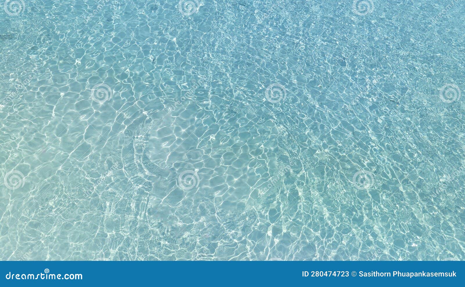 Aerial View of the Overhead View of Crystal Clear Water on Beach Stock ...