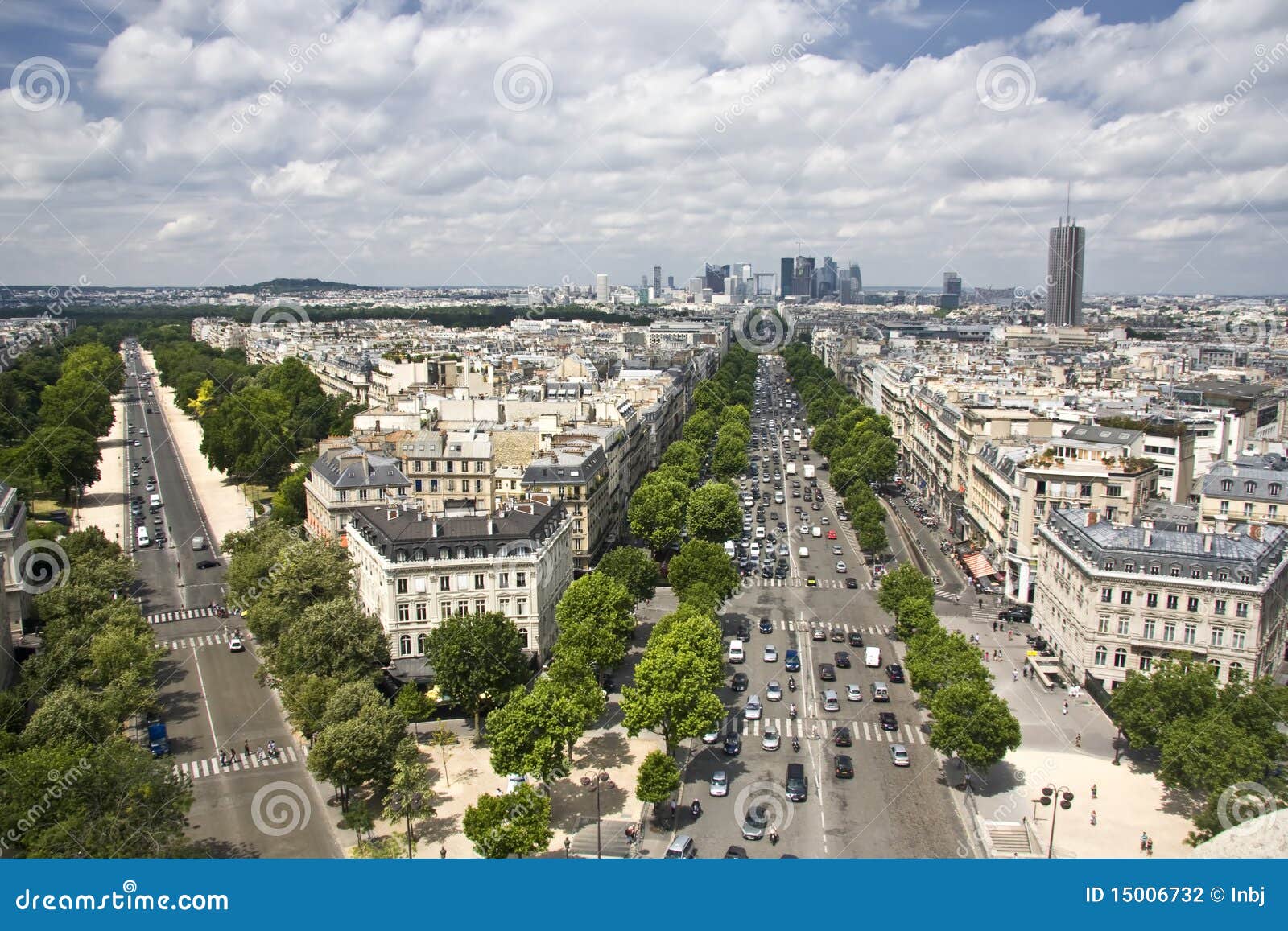 Aerial view of Paris stock photo. Image of house, europe - 15006732