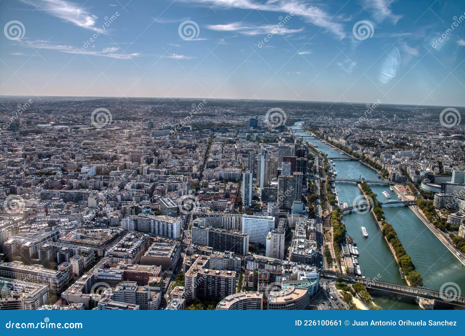 Aerial View of Paris, France Stock Image - Image of paris, destination ...