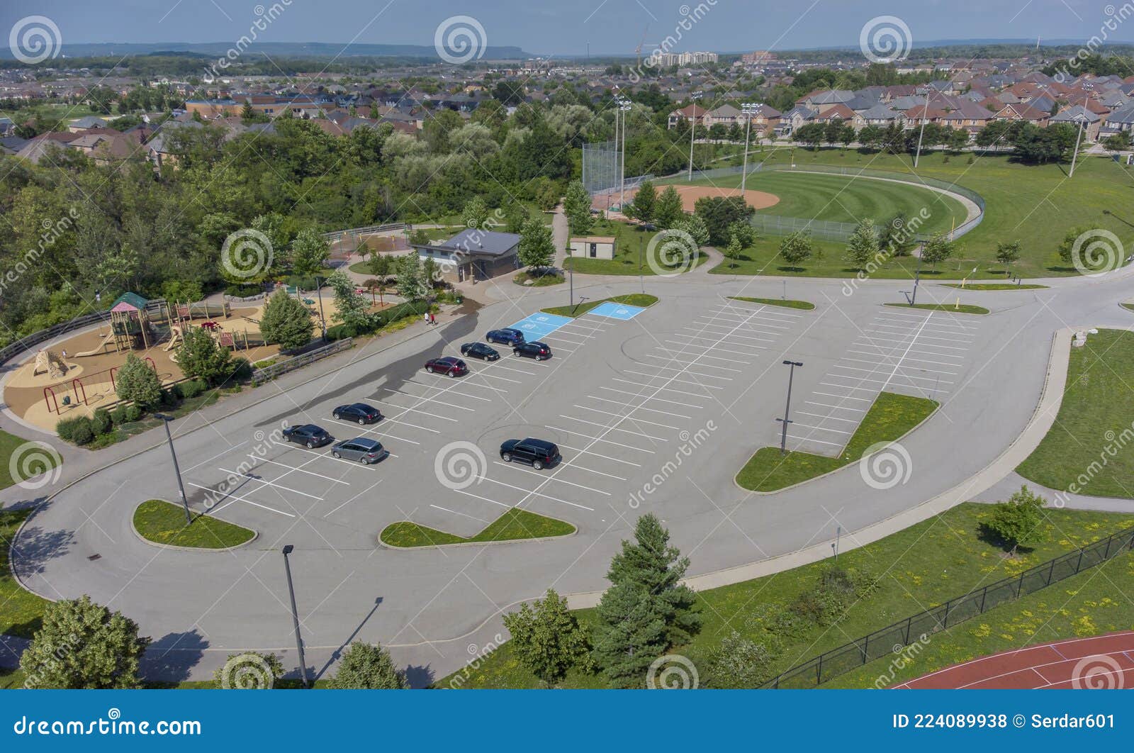 Aerial View of a Parking Lot Stock Photo - Image of summer, parking ... Aerial View of a Parking Lot Stock Photo - Image of summer, parking ...