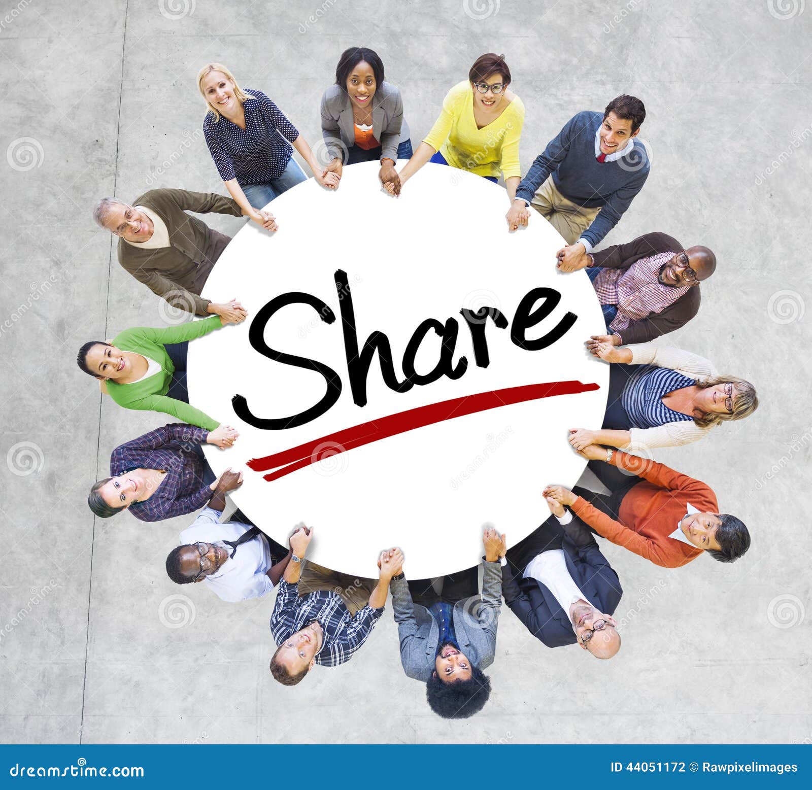 Aerial View of People and Share Concepts Stock Photo - Image of market ...