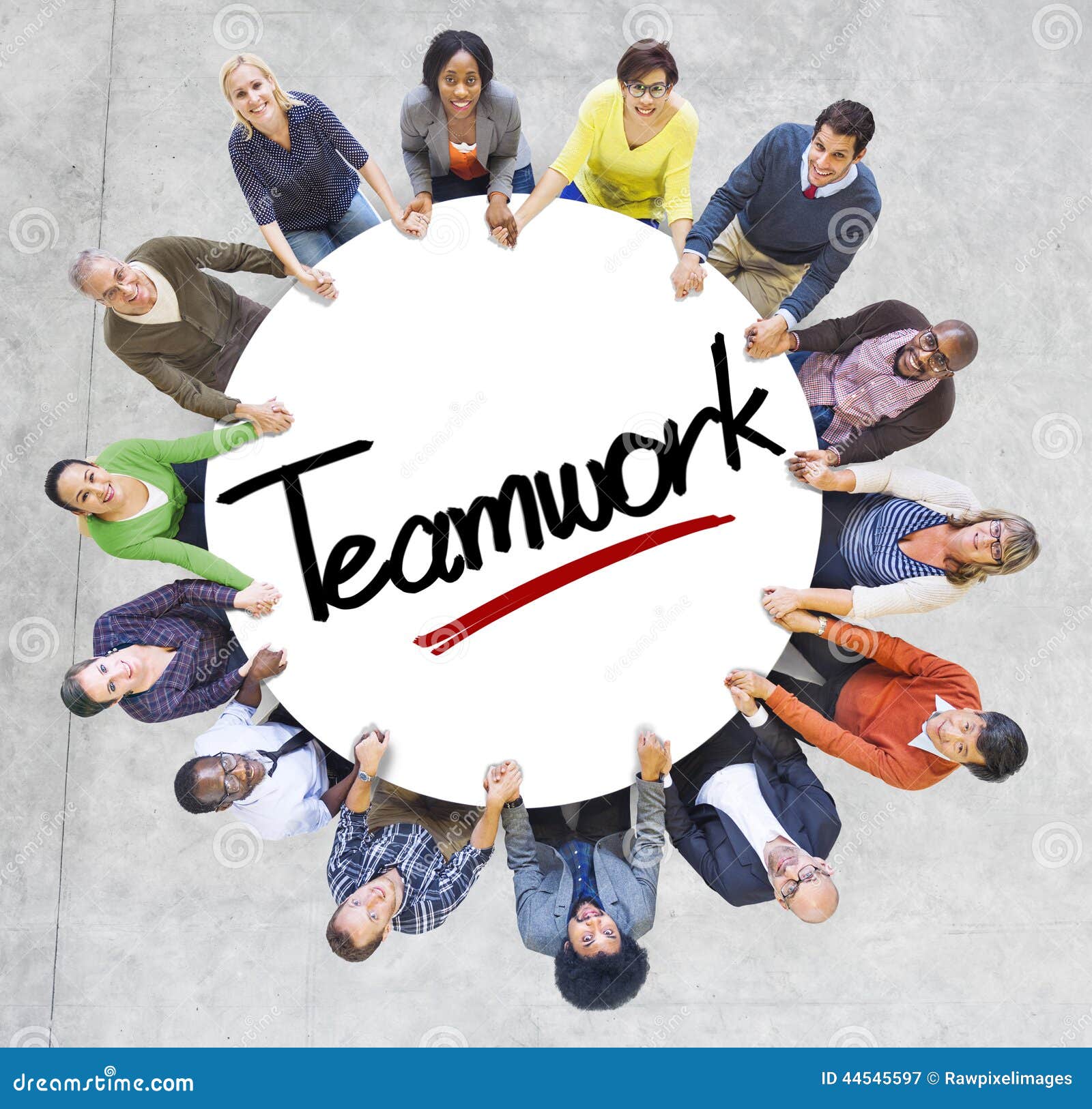 Aerial View of People and Teamwork Concepts Stock Image - Image of ...