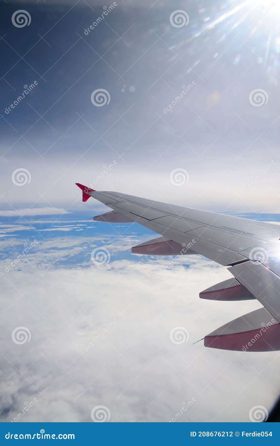 Aerial View from a Plane stock photo. Image of view - 208676212