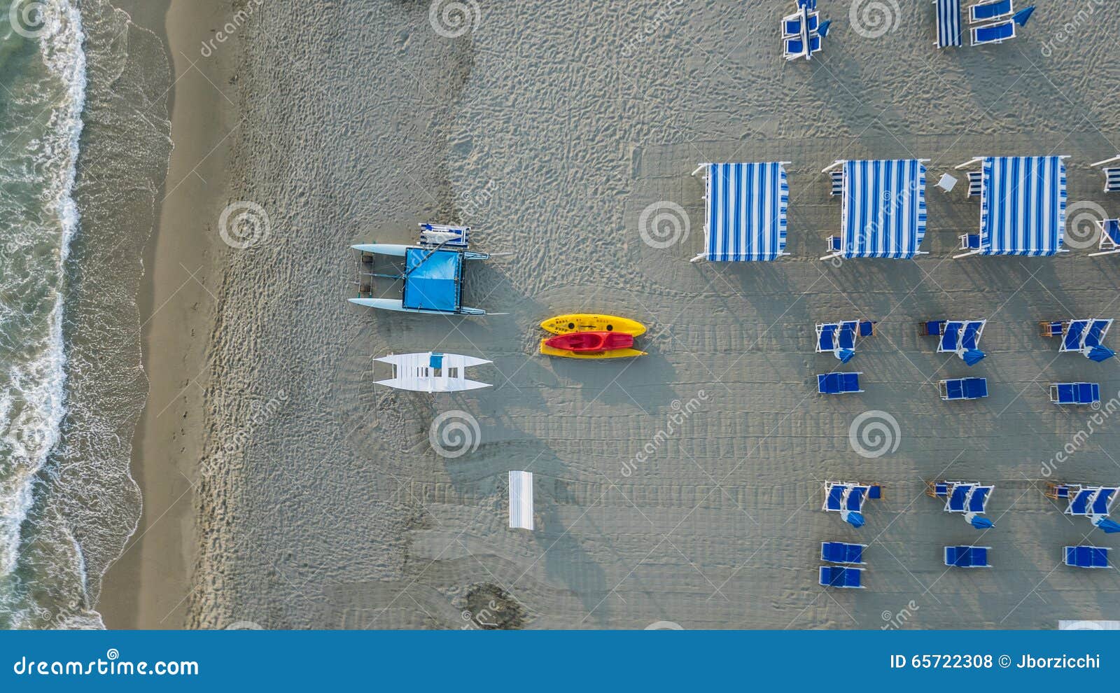 Aerial View of Private Beach Stock Photo - Image of travel, order: 65722308