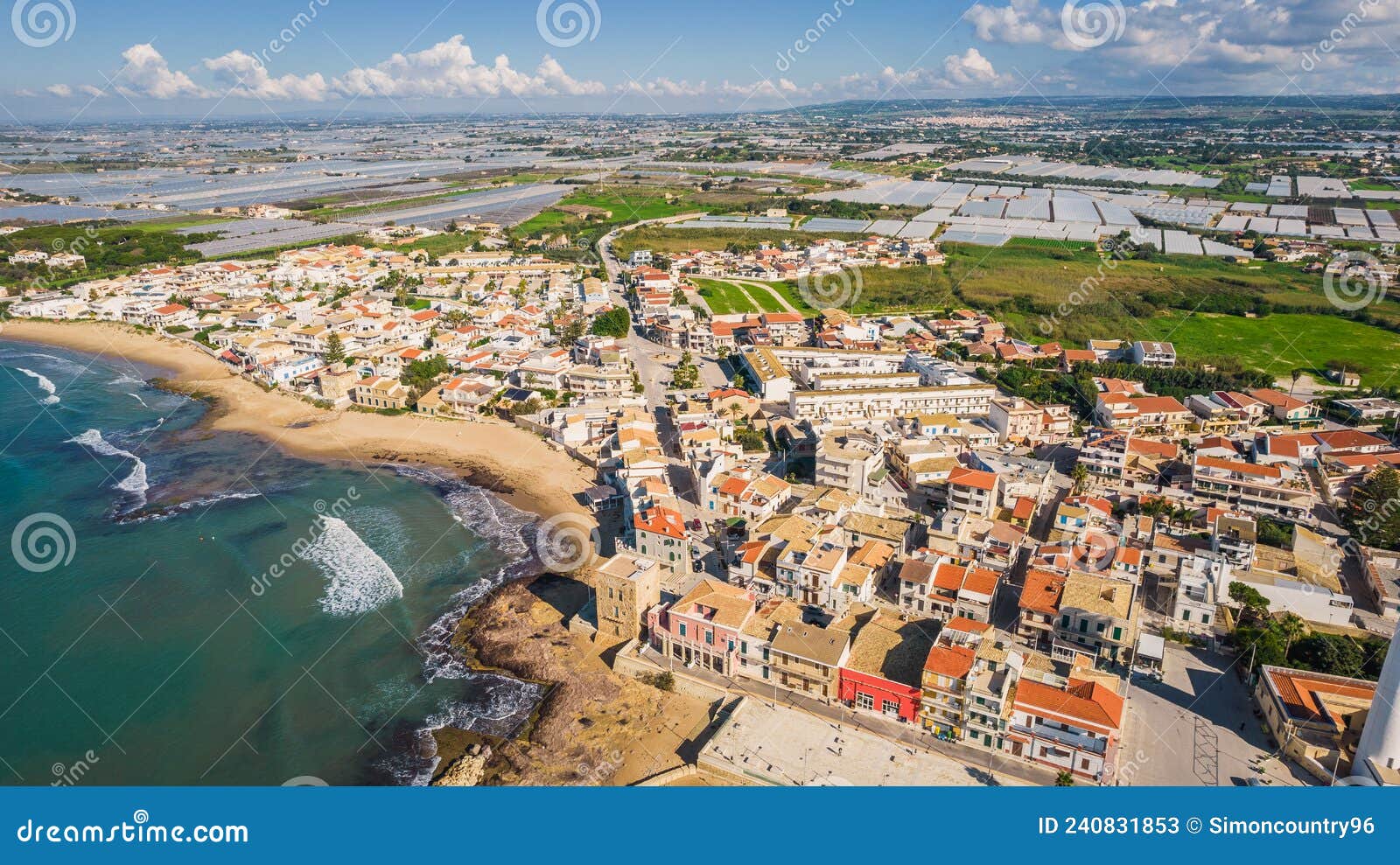 Aerial View of Punta Secca and Mediterranean Sea, Santa Croce Camerina ... Aerial View of Punta Secca and Mediterranean Sea, Santa Croce Camerina ...
