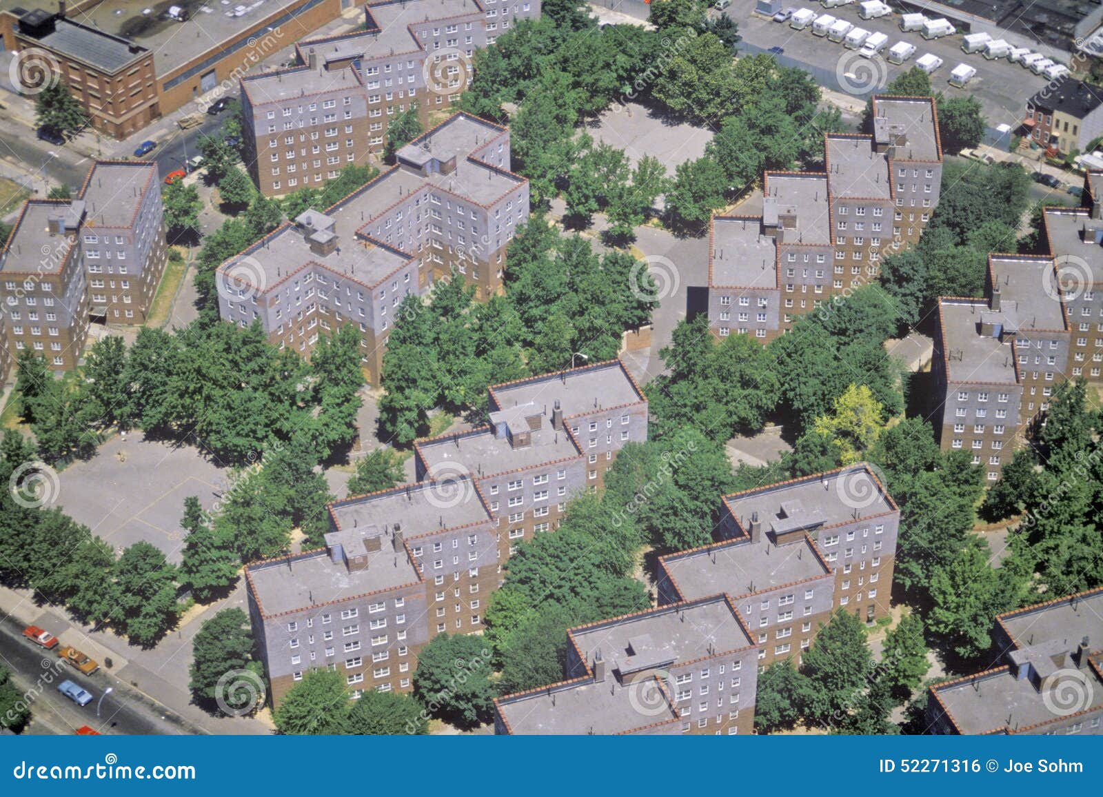 Aerial view of Queens, NY stock photo. Image of social - 52271316