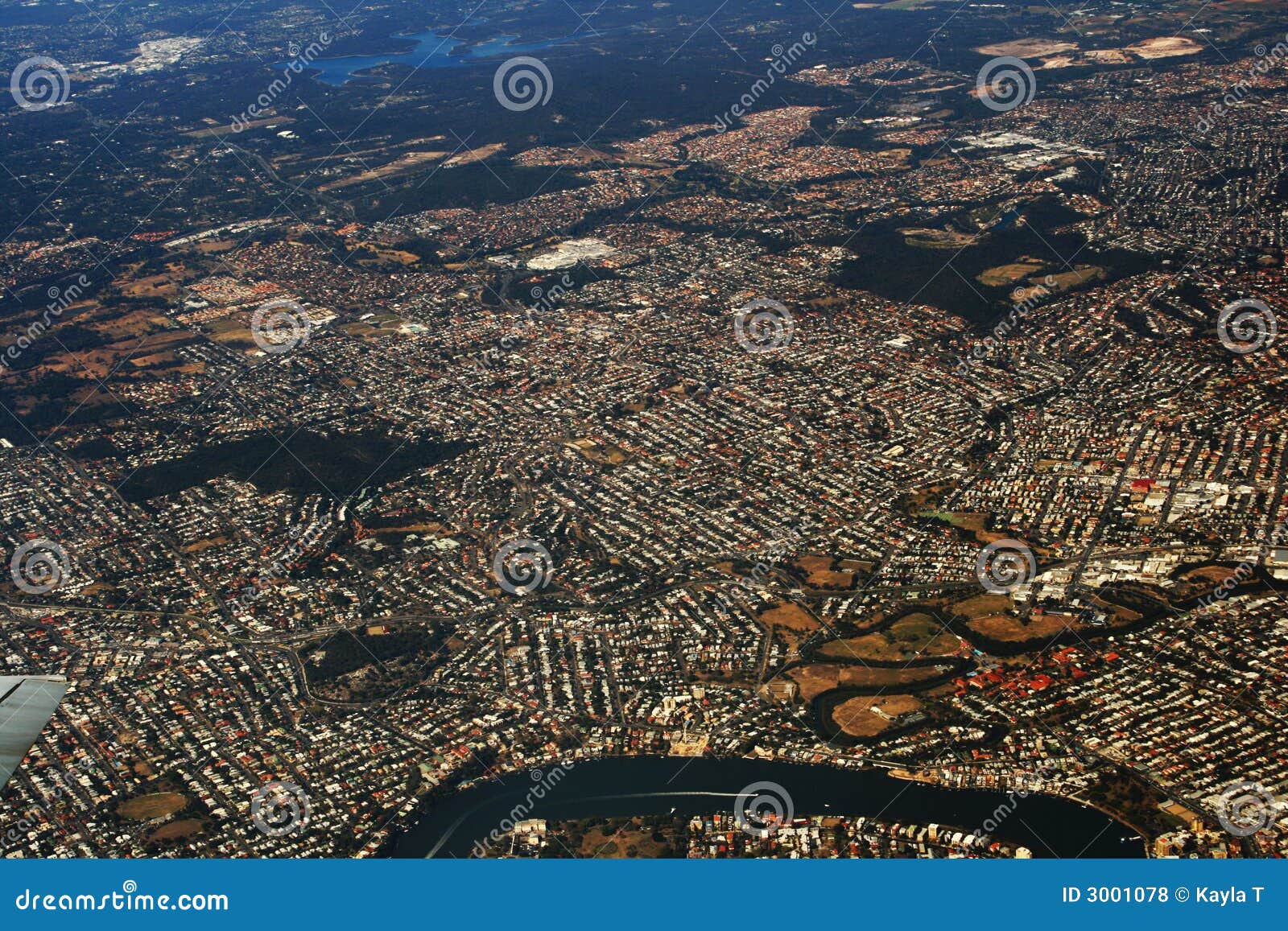 Aerial view of Queensland stock photo. Image of high, aerial - 3001078