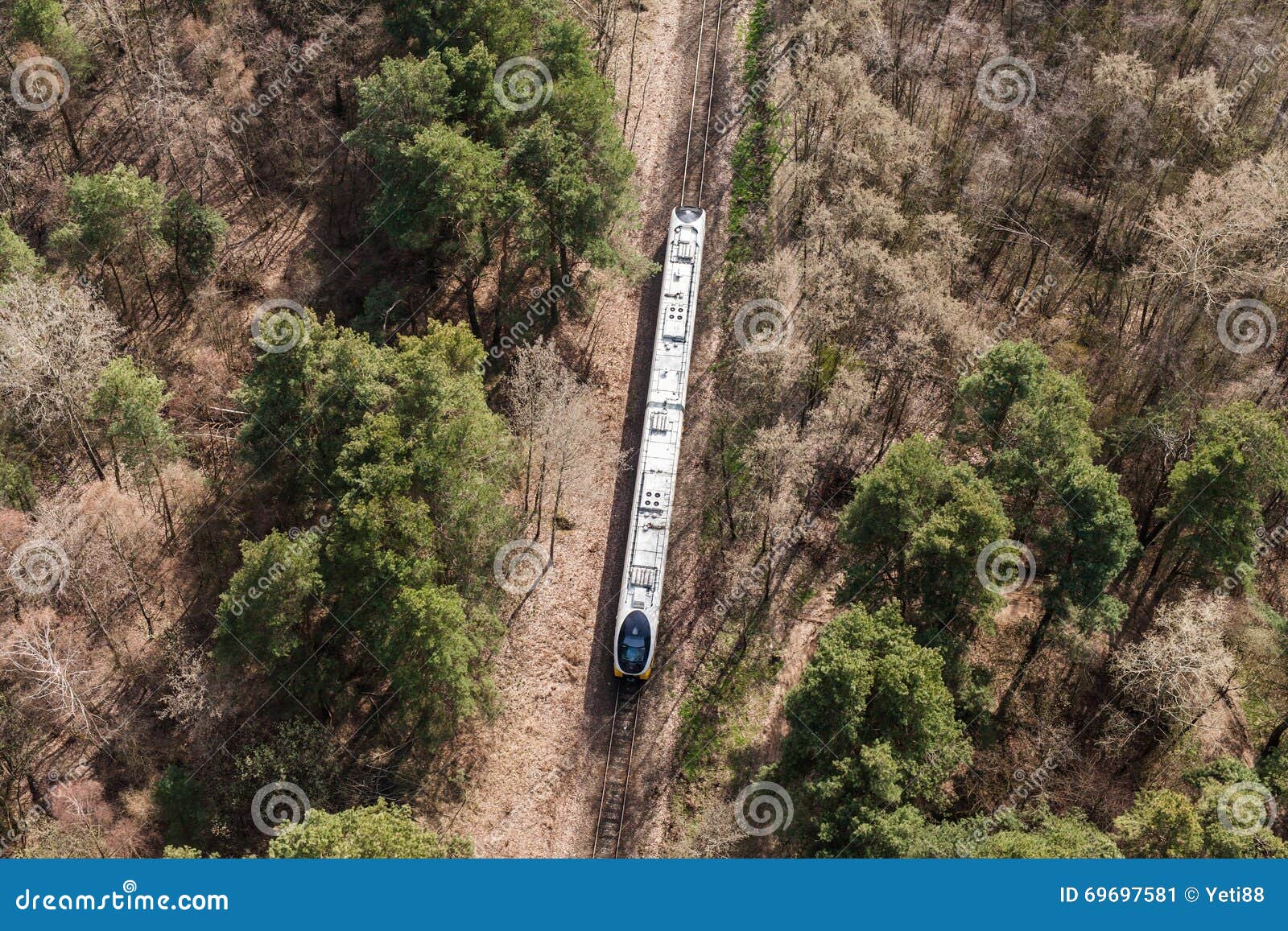 Aerial View of Railway Tracks Stock Image - Image of rail, industrial ...