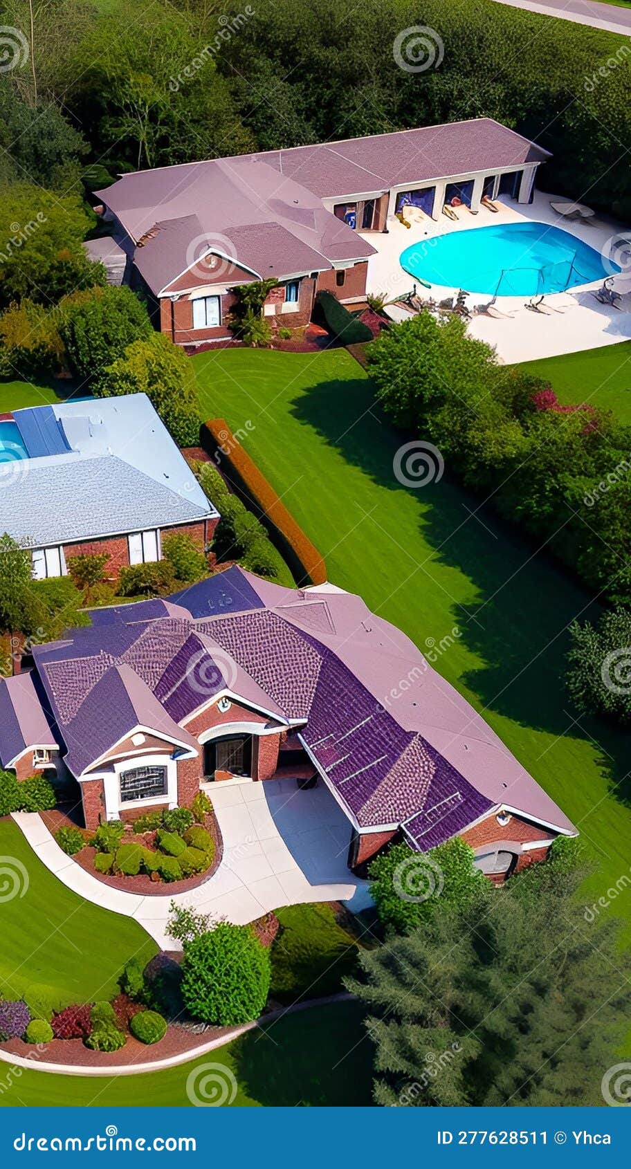 Aerial View of a Random Area Illustration Artificial Intelligence ...