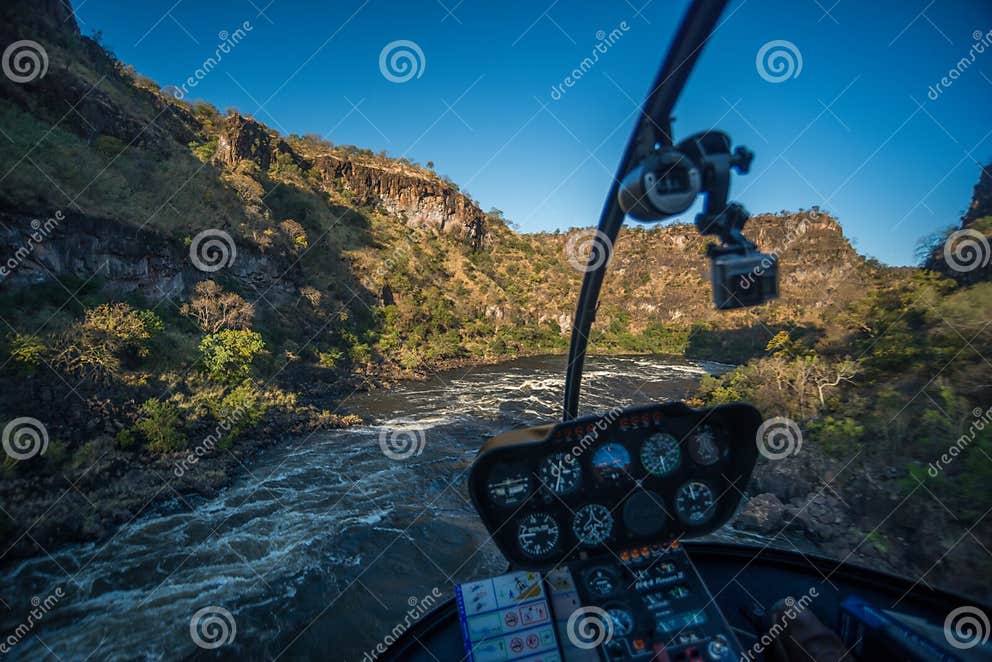 Aerial View of Rapids in Golden Light Stock Photo - Image of canyon ...