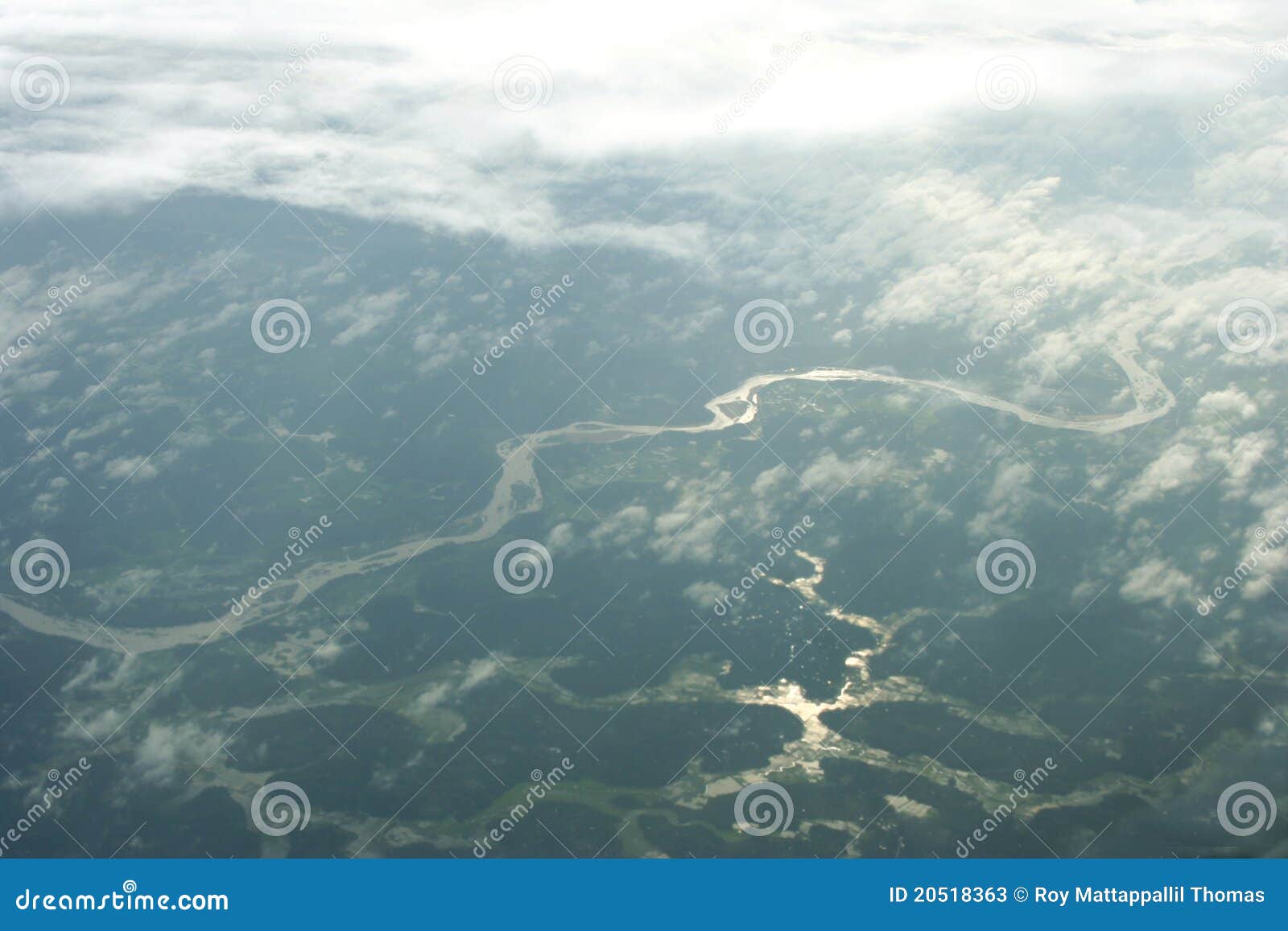 Aerial view of river stock image. Image of outside, outdoors - 20518363