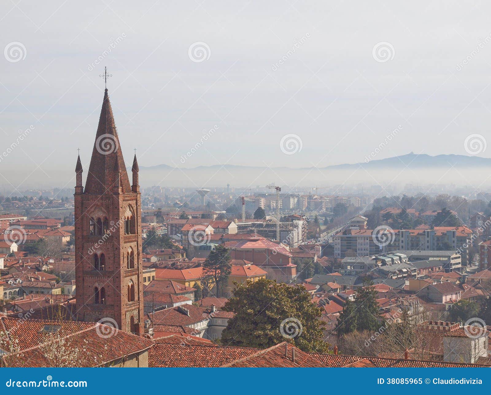 Aerial view, Rivoli stock image. Image of turin, rivoli - 38085965