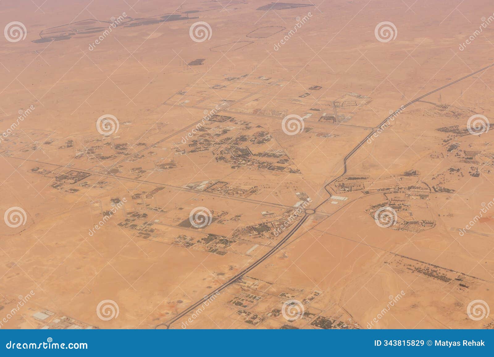 Aerial View of Riyadh Suburbs, Saudi Arab Stock Image - Image of urban ...