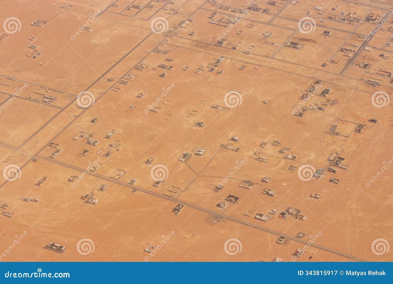 Aerial View of Riyadh Suburbs, Saudi Arab Stock Image - Image of ...