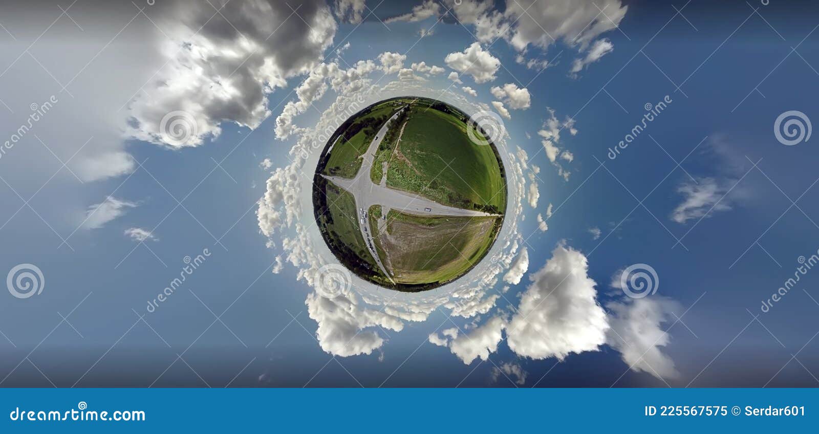 Sphere stock image. Image of sphere, aerial, skyline - 225567575