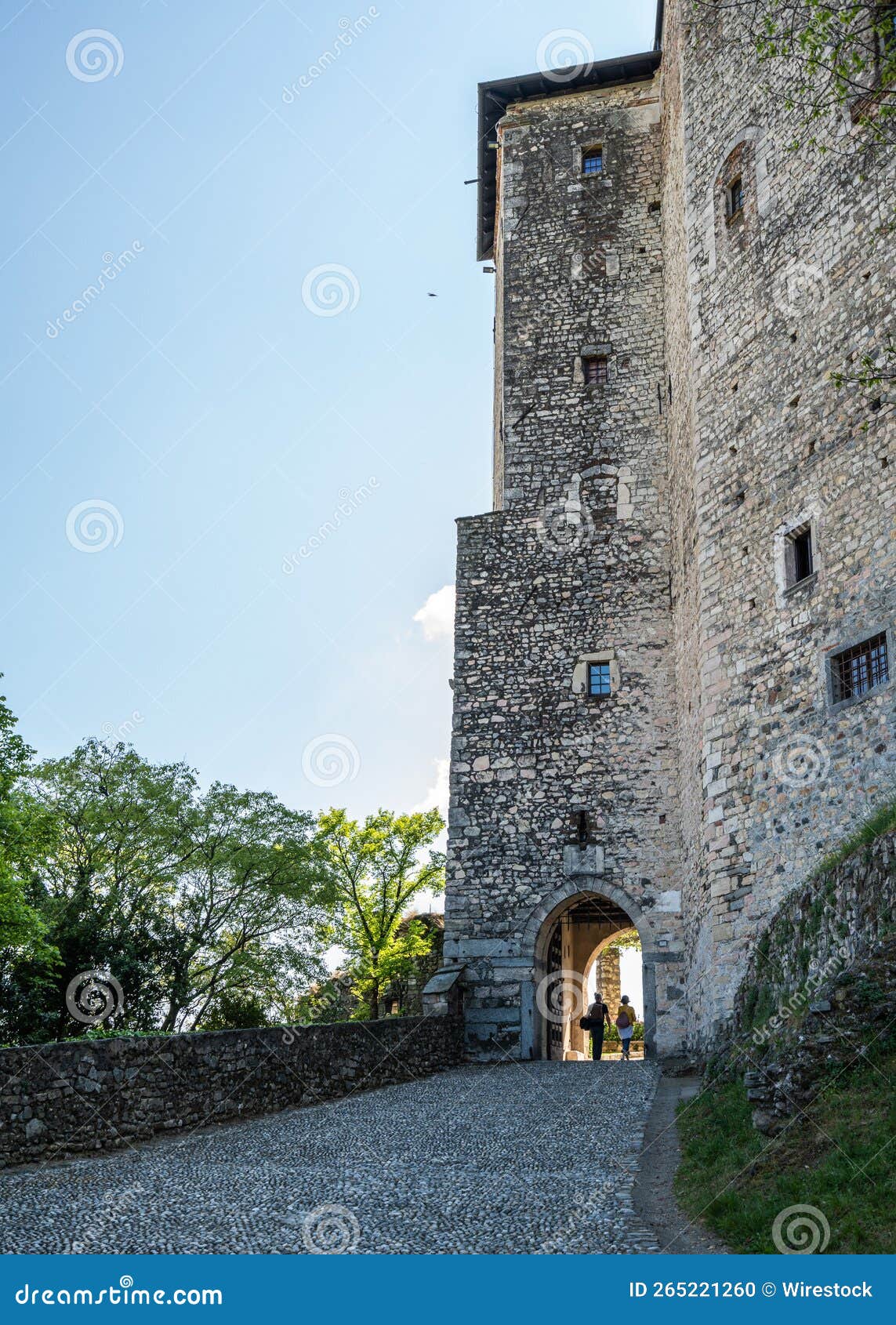Aerial View of Rocca Di Angera Castle in Angera Editorial Image - Image ...