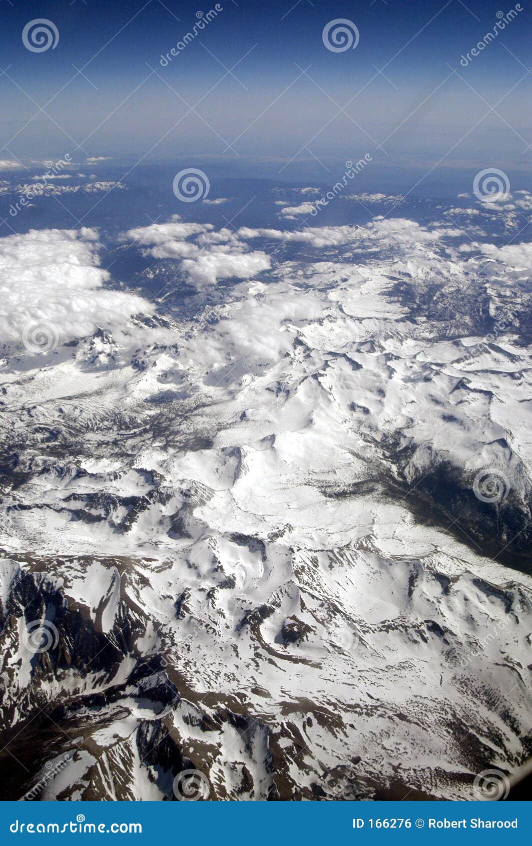 Aerial View of Rocky Mountains Stock Photo - Image of view, flats: 166276