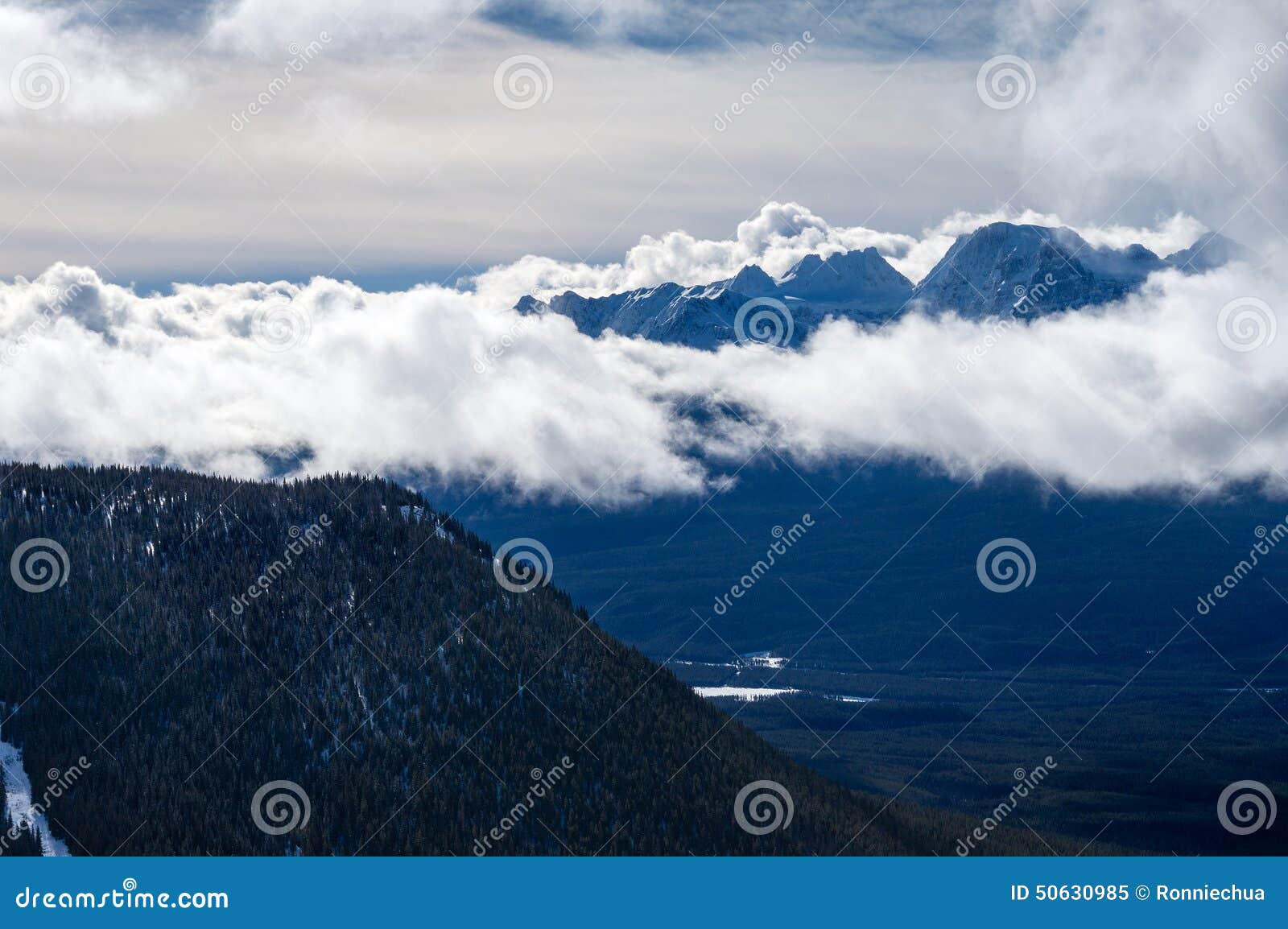 Aerial View of Rocky Mountains Stock Image - Image of terrain, national ...