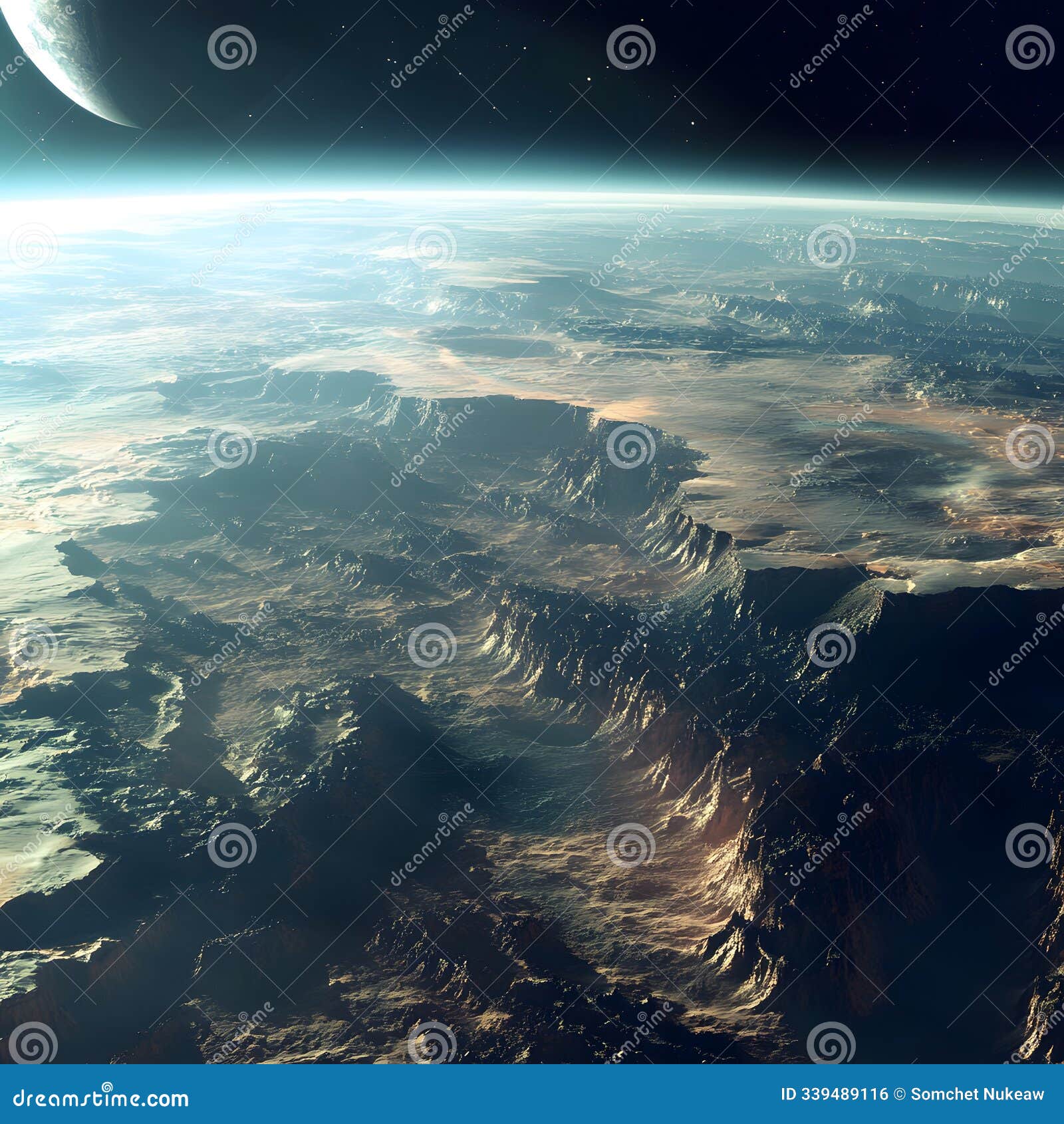 Space Scenery Background Stock Illustration | CartoonDealer.com #60541375