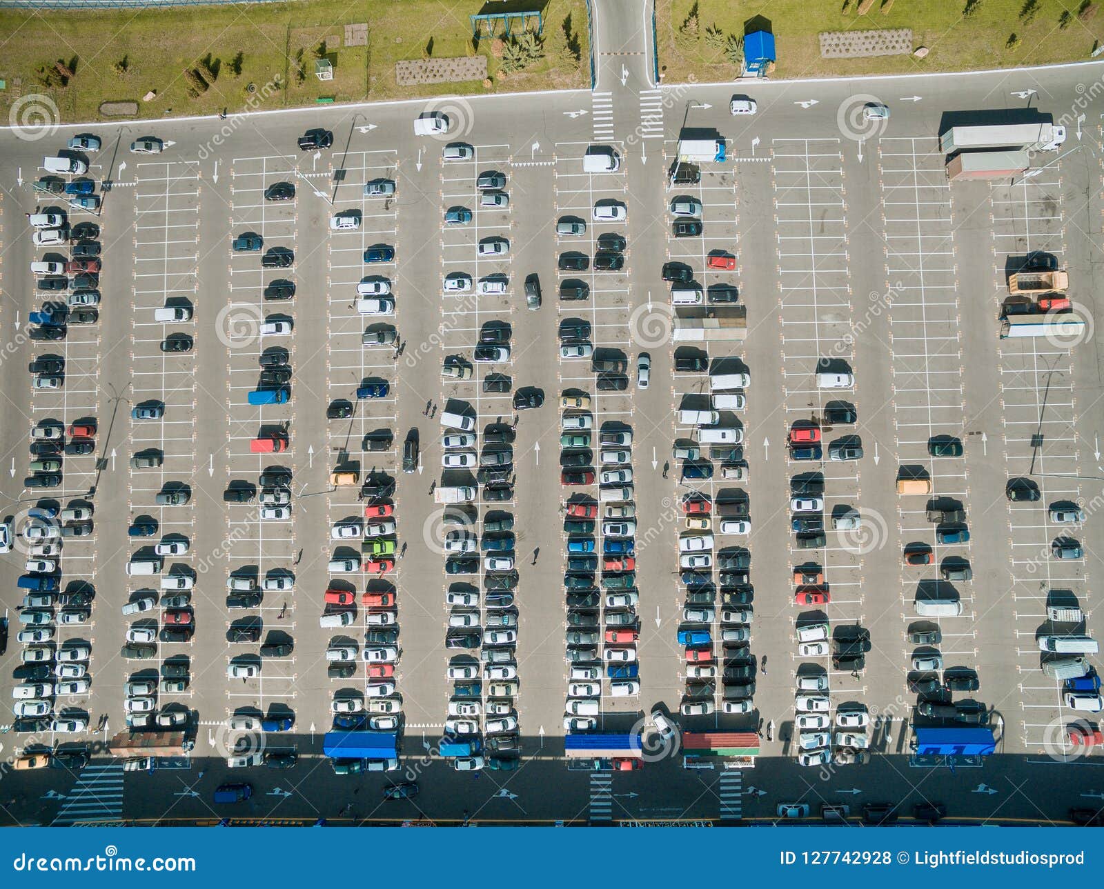 Aerial View of Rows of Cars on Parking of Mall Stock Photo - Image of ... Aerial View of Rows of Cars on Parking of Mall Stock Photo - Image of ...