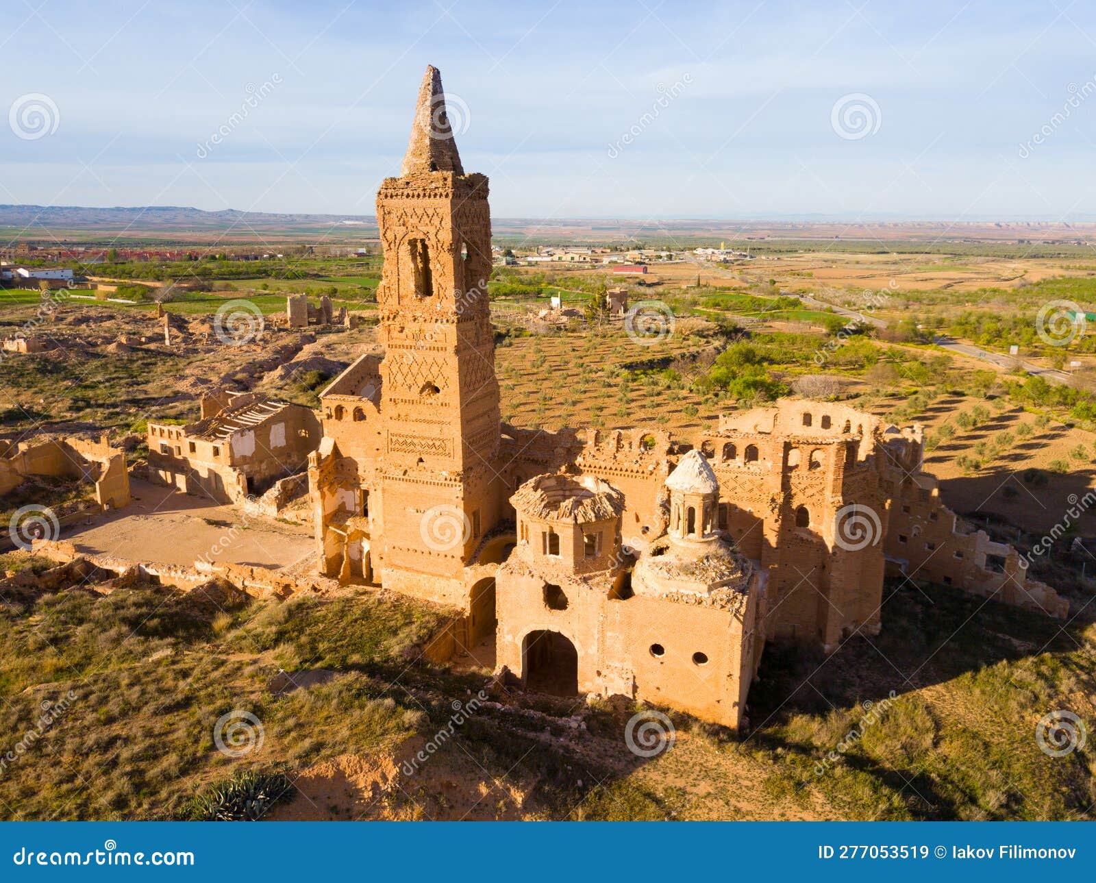 Aerial View of Ruins of Belchite Stock Image - Image of museum ... Aerial View of Ruins of Belchite Stock Image - Image of museum ...