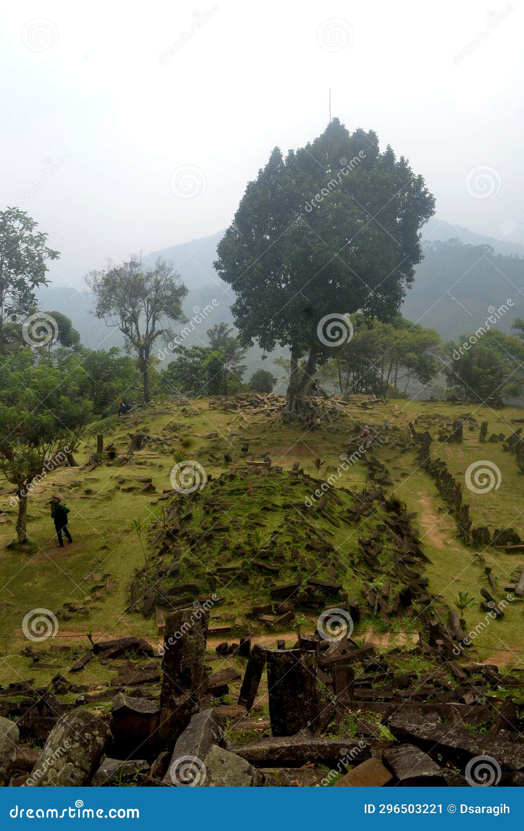 Gunung Padang Archeological Site Editorial Photo - Image of asia ...