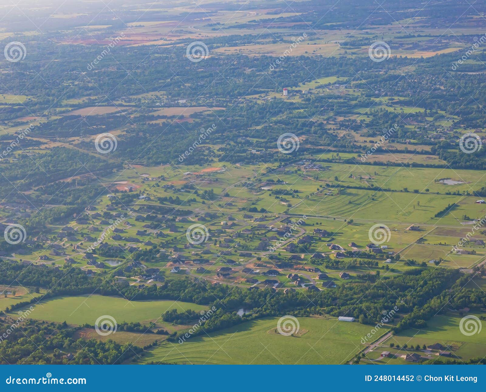 Aerial View of the Rural Landscape Stock Photo - Image of side, bird ...