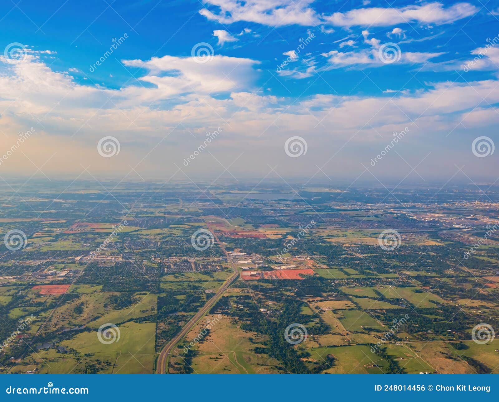 Aerial View of the Rural Landscape Stock Photo - Image of nature ...