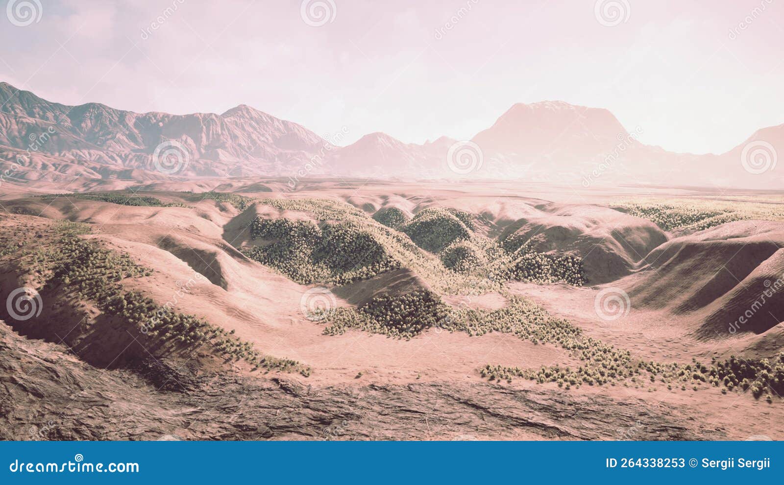 Aerial View of the Sahara Desert Stock Image - Image of horizon ...