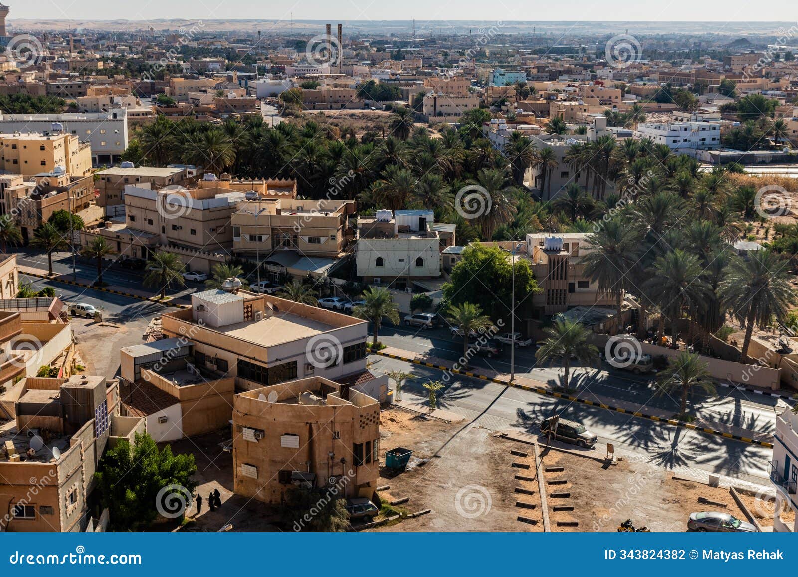 Aerial View of Sakaka, Saudi Arab Stock Photo - Image of urban ...