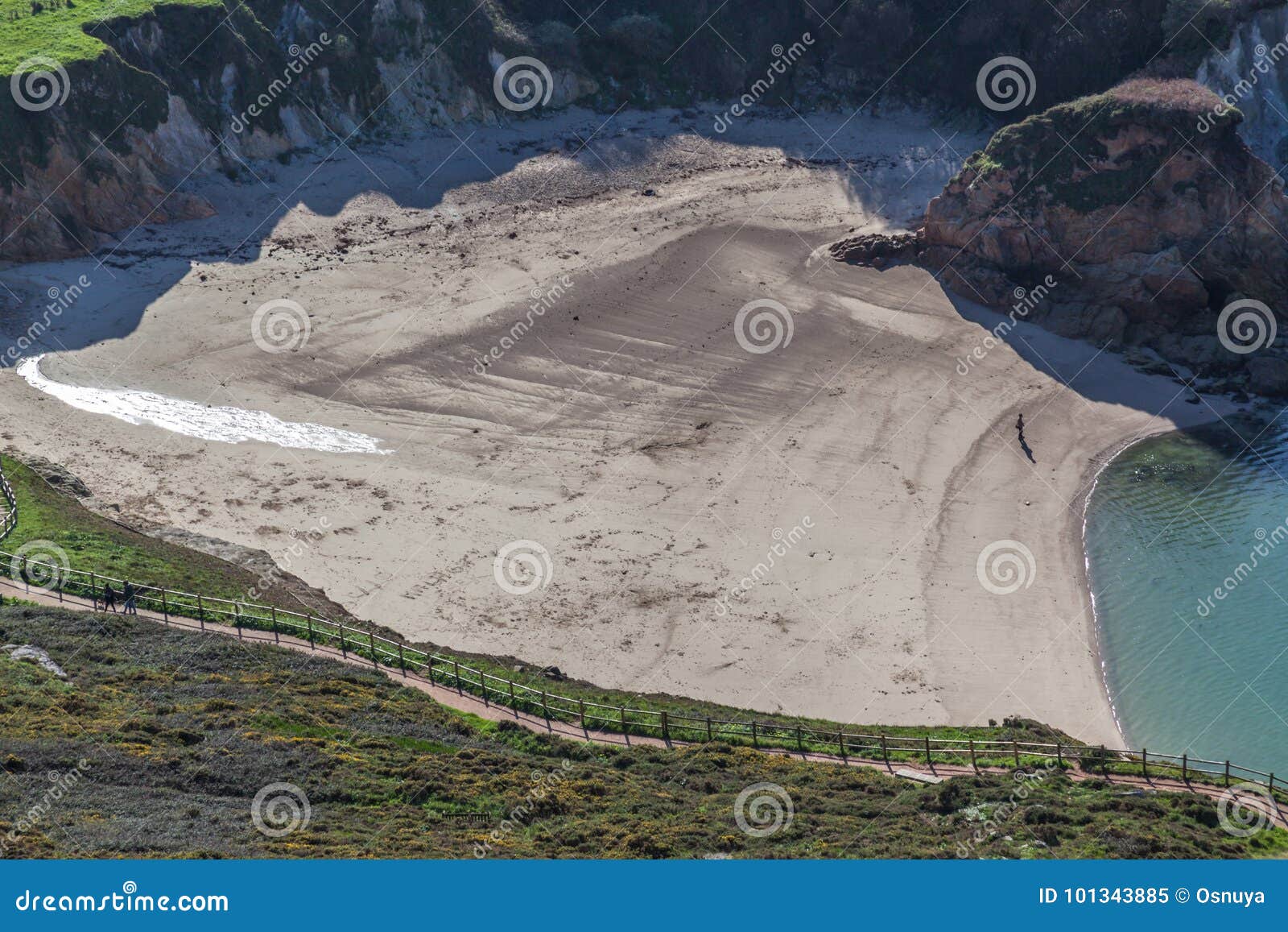 Sandy Beech in Coruna Spain Stock Image - Image of beech, spain: 101343885