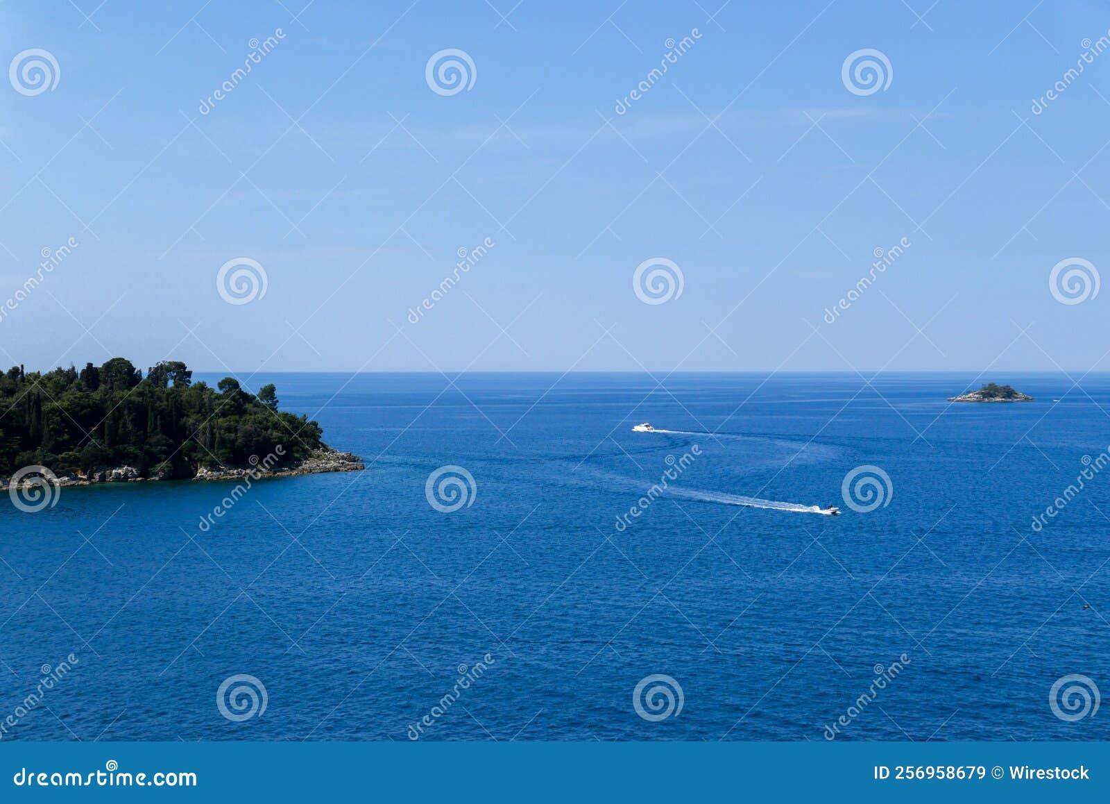 Aerial view of the sea stock image. Image of high, coast - 256958679