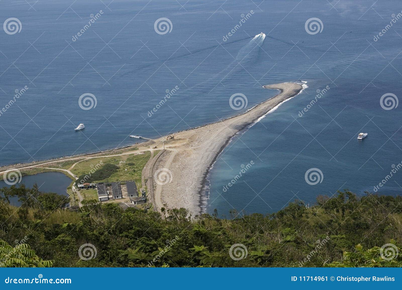 Aerial View of Sea Spit stock image. Image of pacific - 11714961